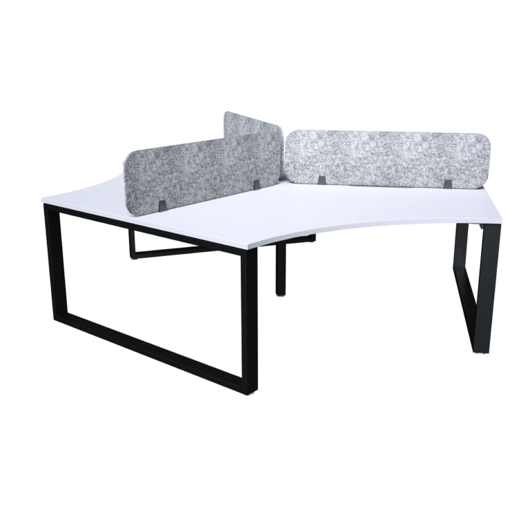 Quatro 4 Person Workstation Pod With Screens