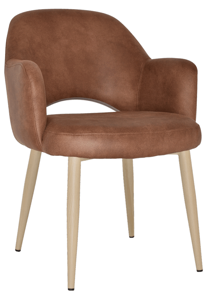 Tweed Reception Chair (Metal Leg)