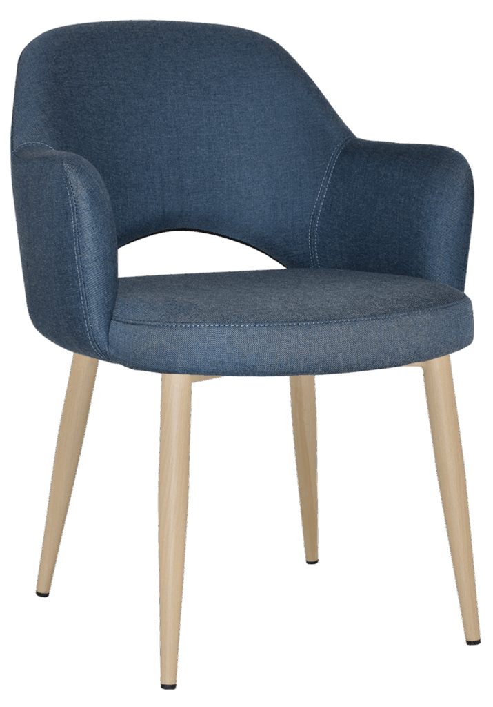 Tweed Reception Chair (Metal Leg)