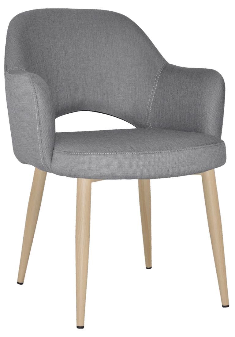 Tweed Reception Chair (Metal Leg)